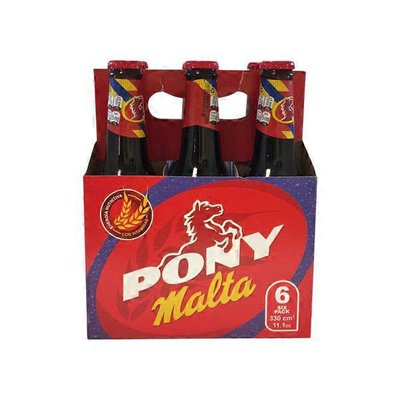 Soft Drink Pony Malta Six Pack (330ml x 6) – LatinMate Wholesalers